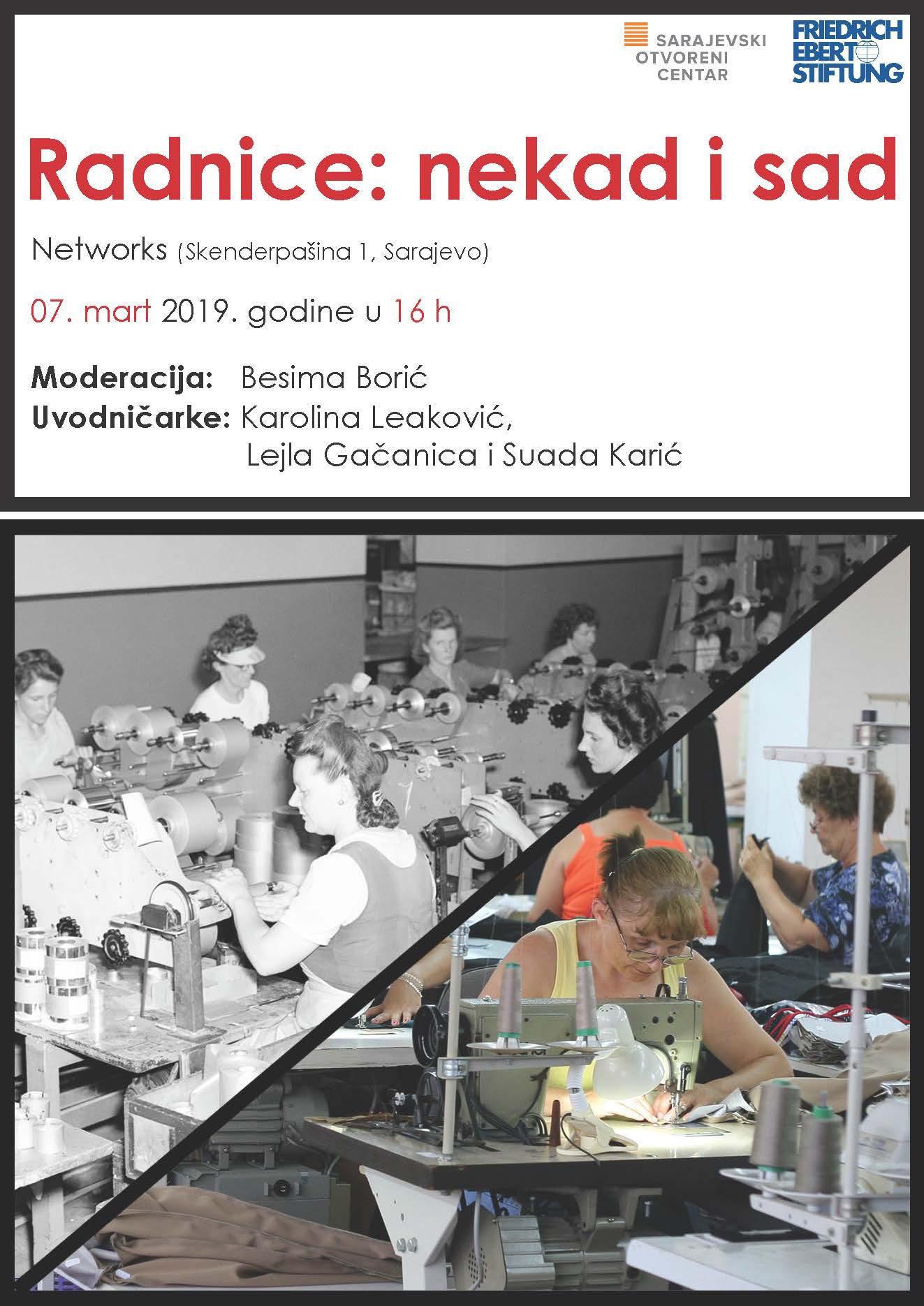 Radnice: nekad i sad – razgovor povodom Međunarodnog dana žena ...